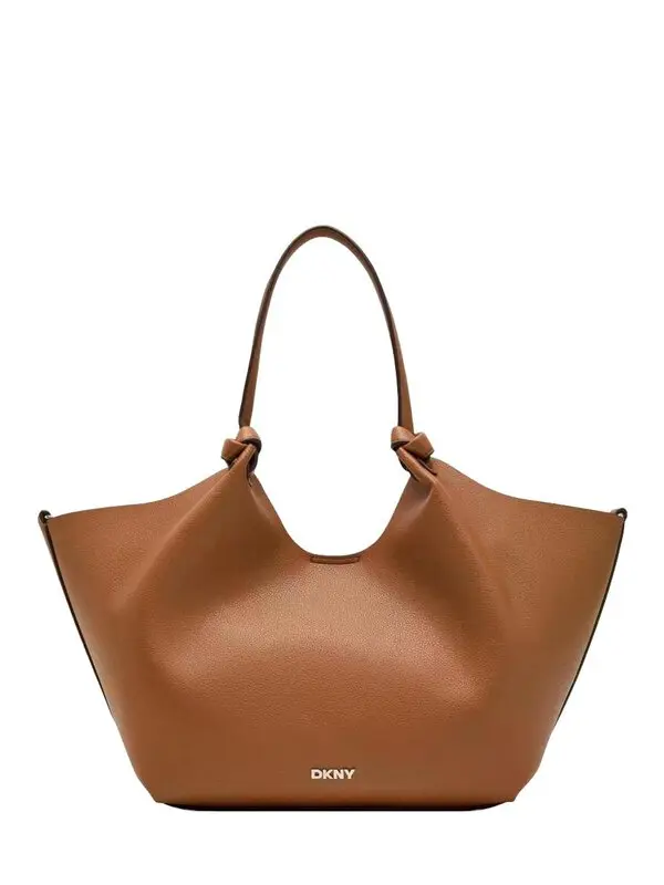 Dkny Paula Knotted Tote Bag - Brown