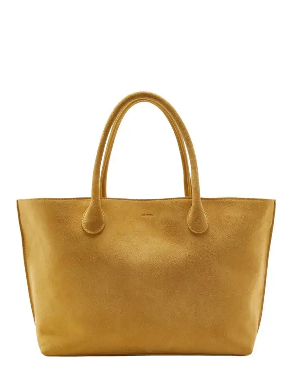 Lié Studio The Grace Suede Tote - Yellow