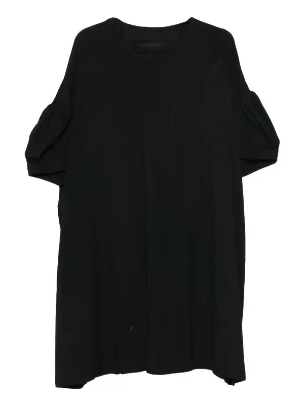 RUNDHOLZ Paneled Puff-sleeve Tunic - Black