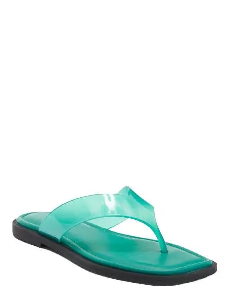 Rag & Bone Gracie Jelly Flip Flop - Emerald