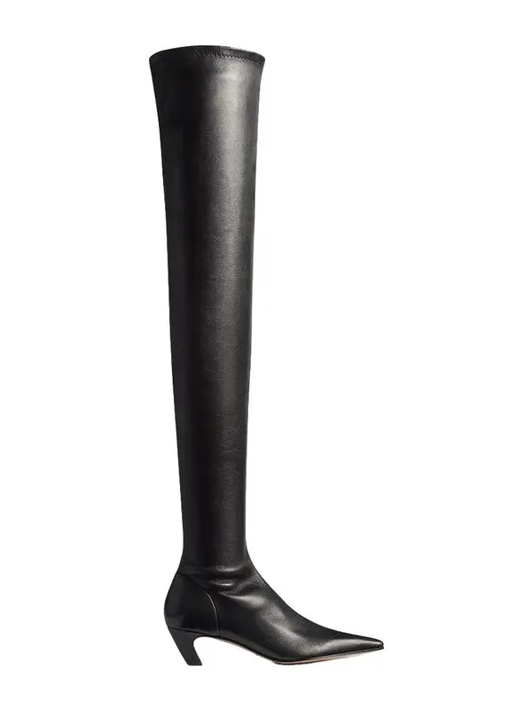 Khaite Arizona Over-the-knee Stretch Boots - Black
