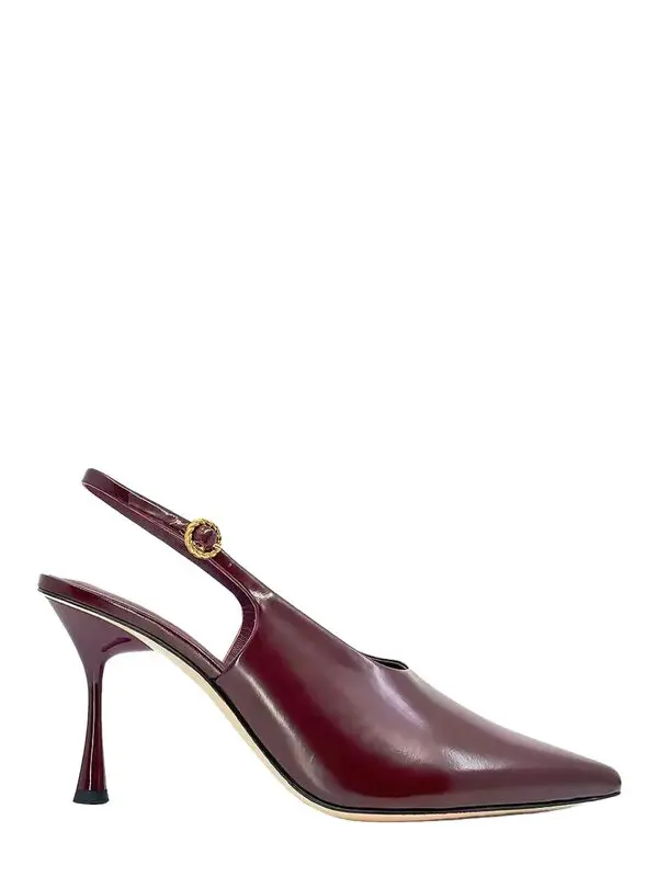 Studio Amelia Halo Slingback Pumps - Red