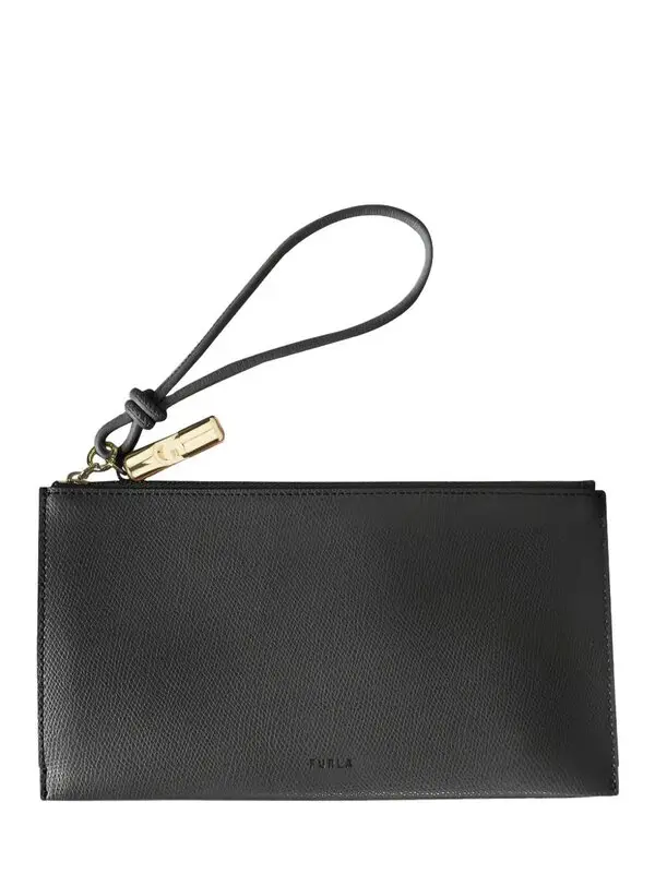 Furla Iride Envelope Clutch Bag - Black