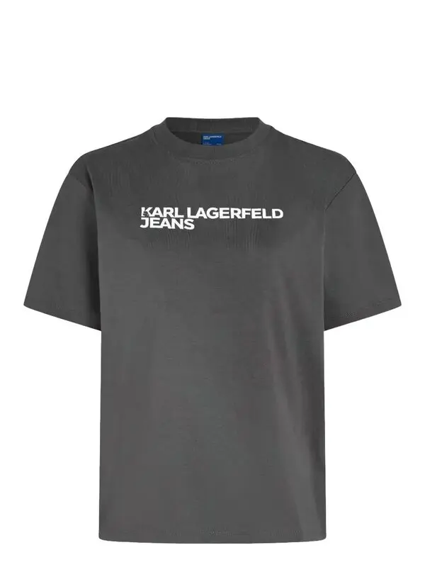 Karl Lagerfeld Logo-print T-shirt - Grey