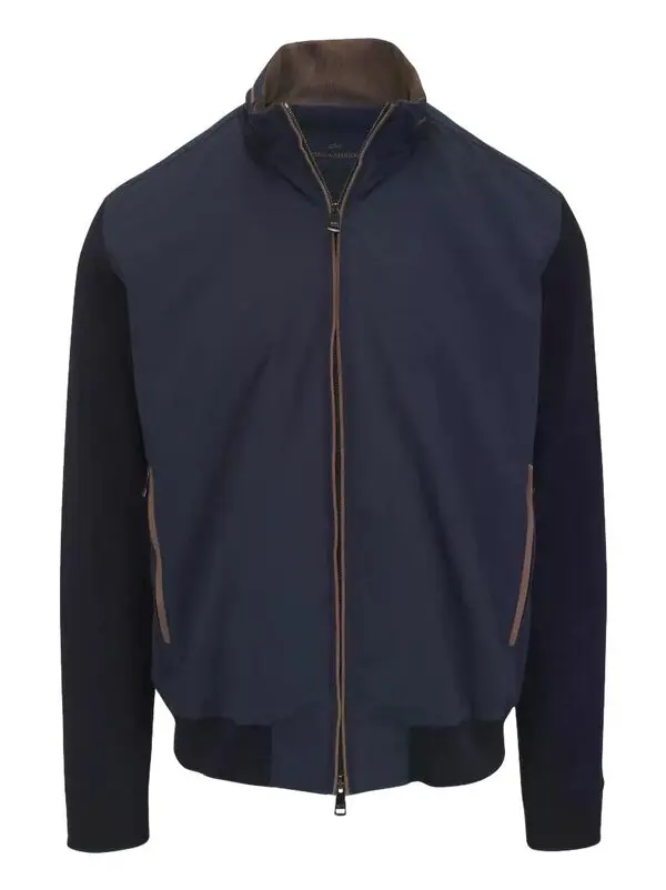 Paul & Shark Panelled Zip-up Jacket - Blue