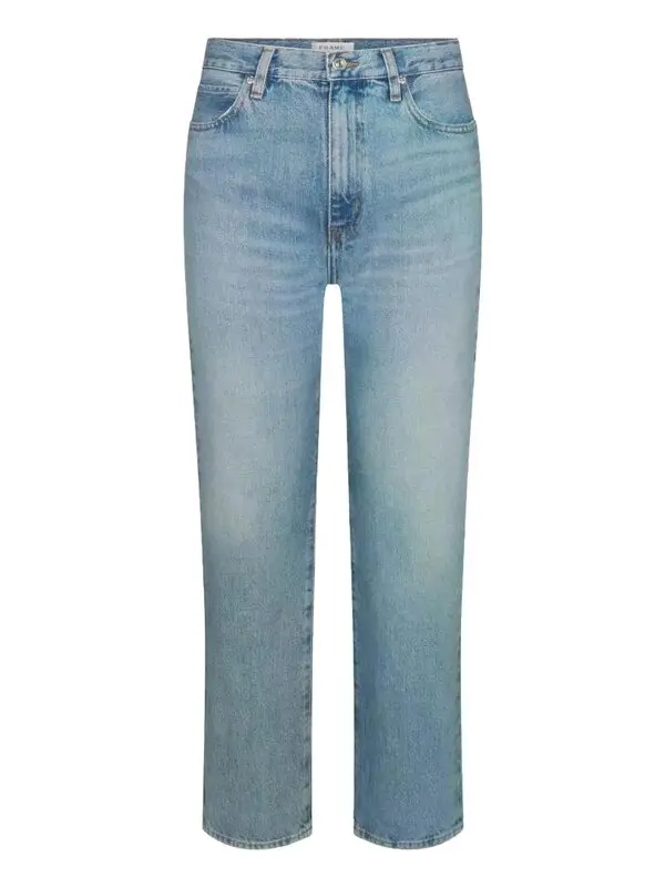 FRAME Whiskered Five-pocket Jeans - Blue