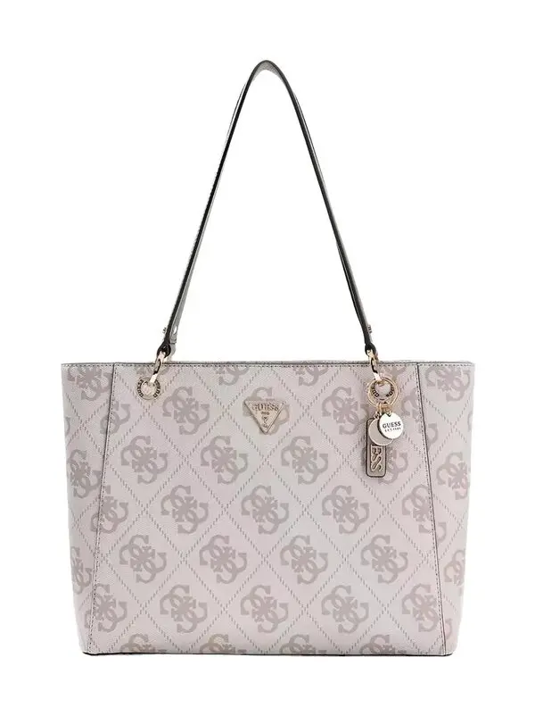 Guess Noelle Logo-pattern Tote Bag - Neutrals