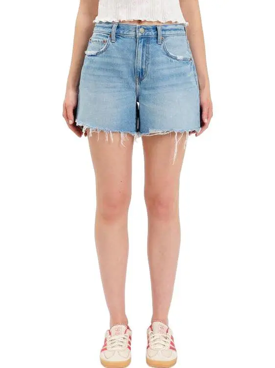 DAZE Crossroads Cutoff Denim Shorts - Pulse