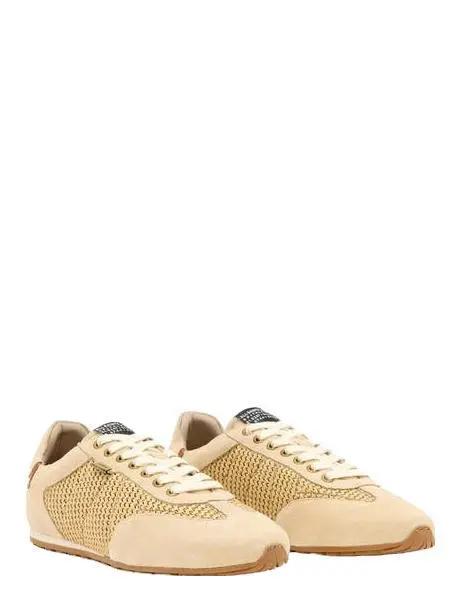 ALLSAINTS Liam Woven Sneakers - Off White/sand