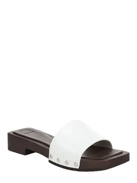 Vince Barbara Platform Slide Sandal - Milk