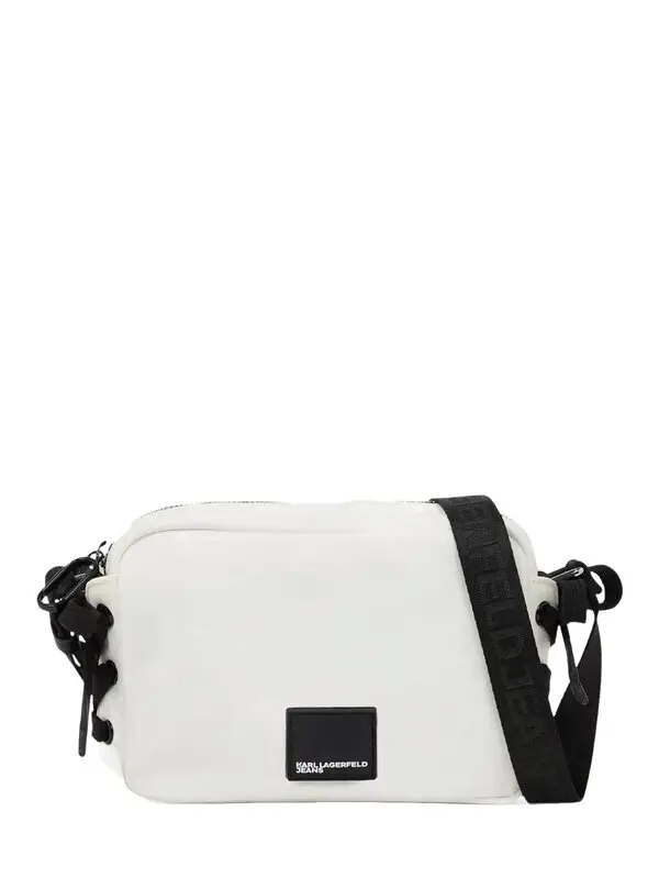 Karl Lagerfeld Logo-detail Cross Body Bag - White