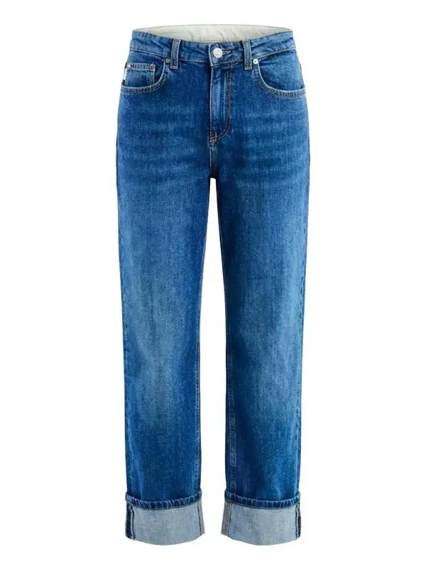 VICOLO Maggie Turn-up Jeans - Blue