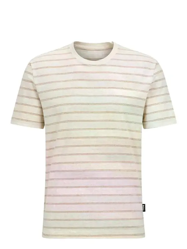 BOSS Crew-neck Striped T-shirt - Neutrals