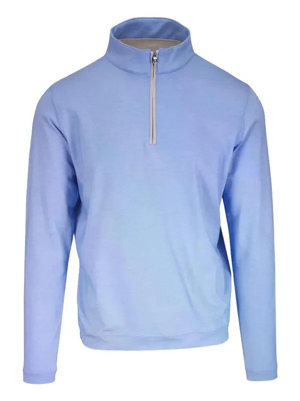 Peter Millar Albatross Quarter-zip Sweater - Blue