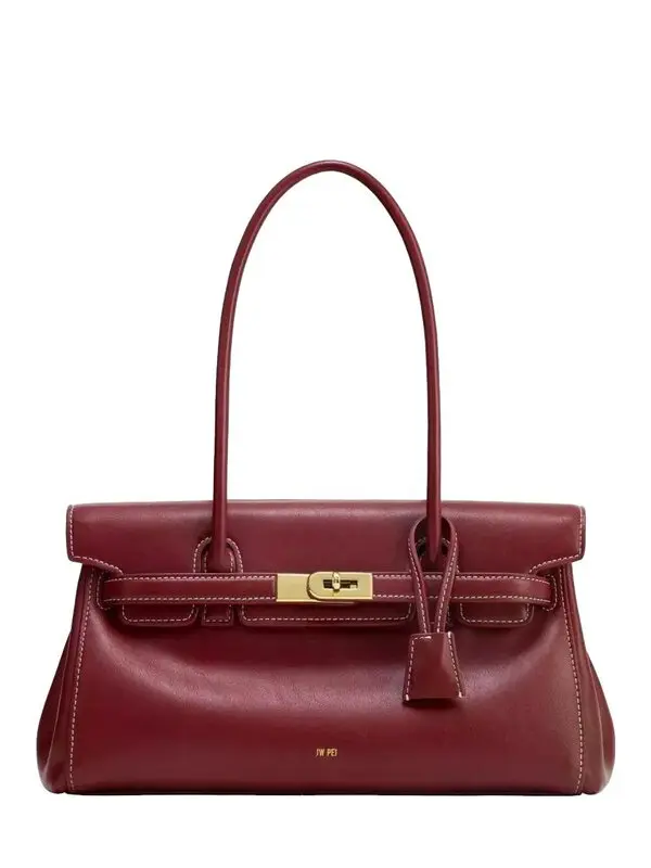Jw Pei Yara Contrast-stitch Shoulder Bag - Red