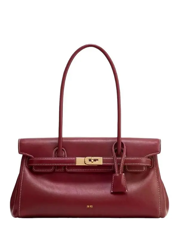 Jw Pei Yara Contrast-stitch Shoulder Bag - Red