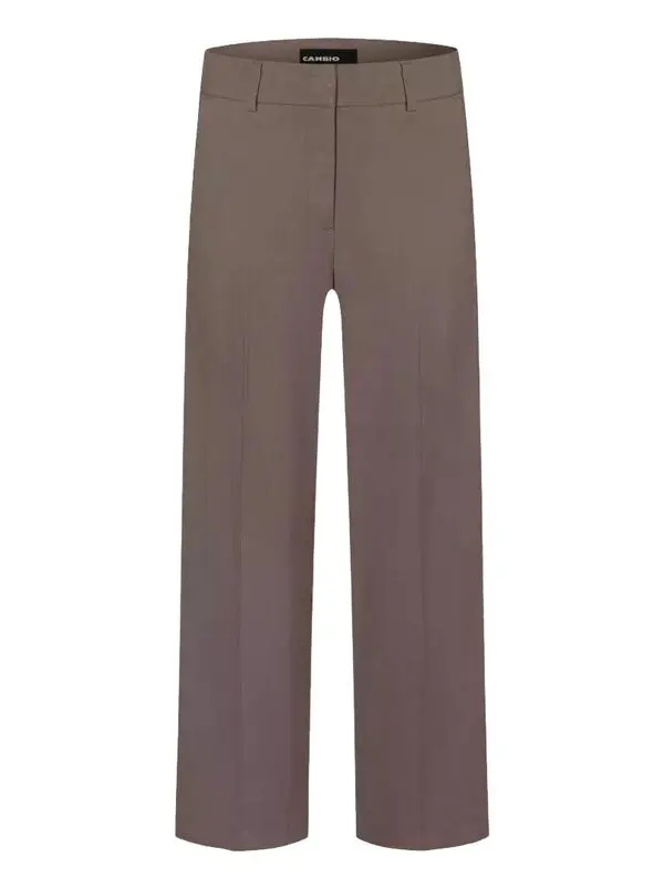 CAMBIO Straight-leg Trousers - Brown
