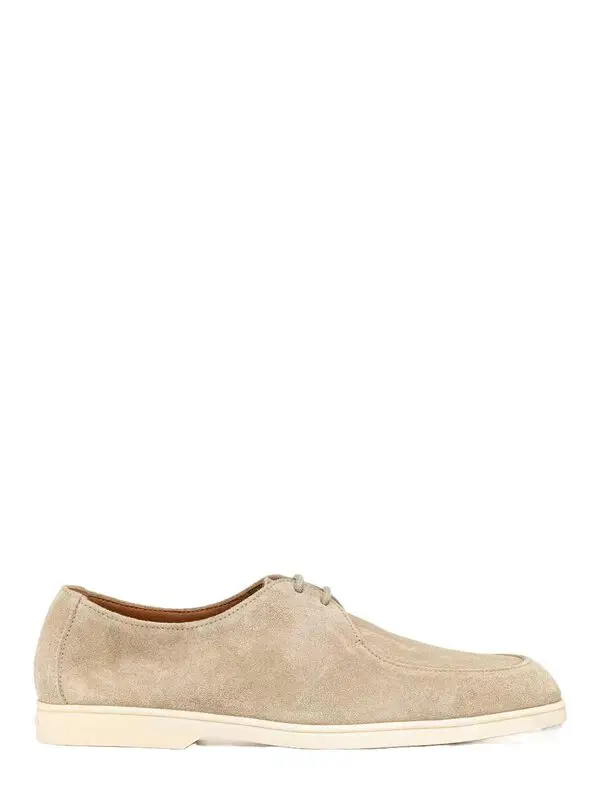 DOUCAL'S Suede Lace-up Derby Shoes - Neutrals