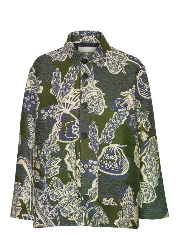 Henrik Vibskov Garden Of Eeden Jacquard Jacket - Green