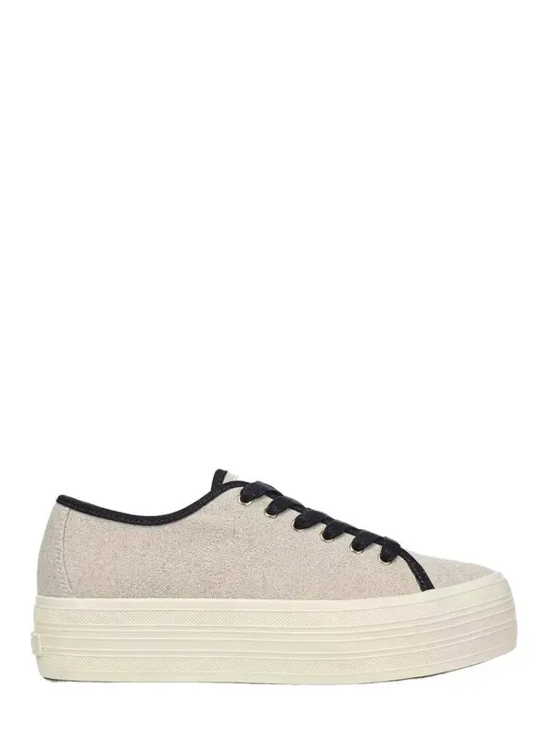 Veronica Beard Truett Platform Sneakers - Neutrals