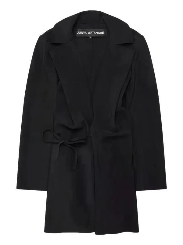 Junya Watanabe Gathered Self-tie Jacket - Black