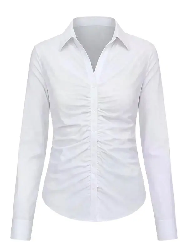 Guess Gathered Shirt - White