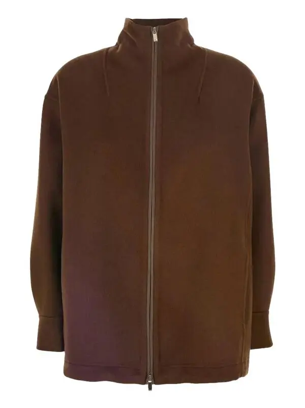 Max Mara Pocket Zip-fastening Jacket - Brown