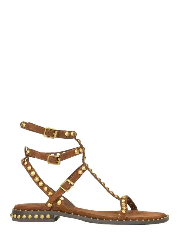 Ash Stud-embellished Sandals - Brown