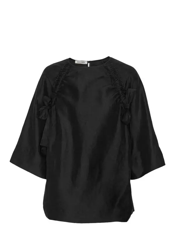 Henrik Vibskov Bow-detail Blouse - Black