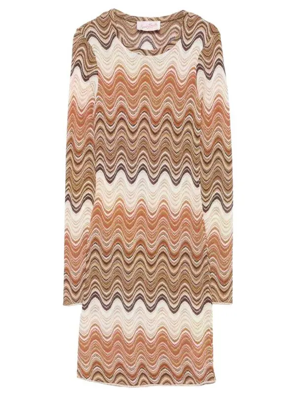 MC2 SAINT BARTH Imany Mini Dress - Brown