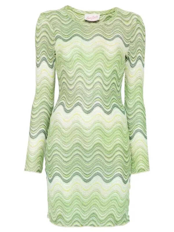 MC2 SAINT BARTH Imany Mini Dress - Green