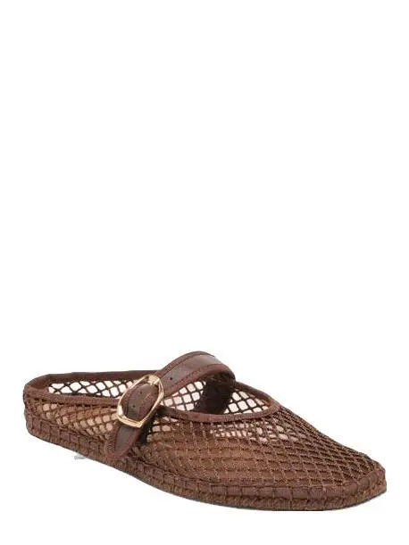 Dolce Vita Milie Mary Jane Flat - Chocolate Woven Mesh