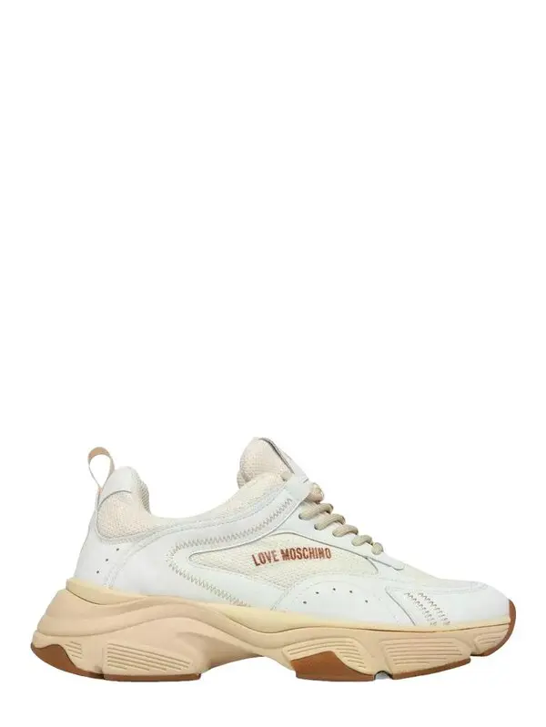 Moschino Panelled Sneakers - Neutrals