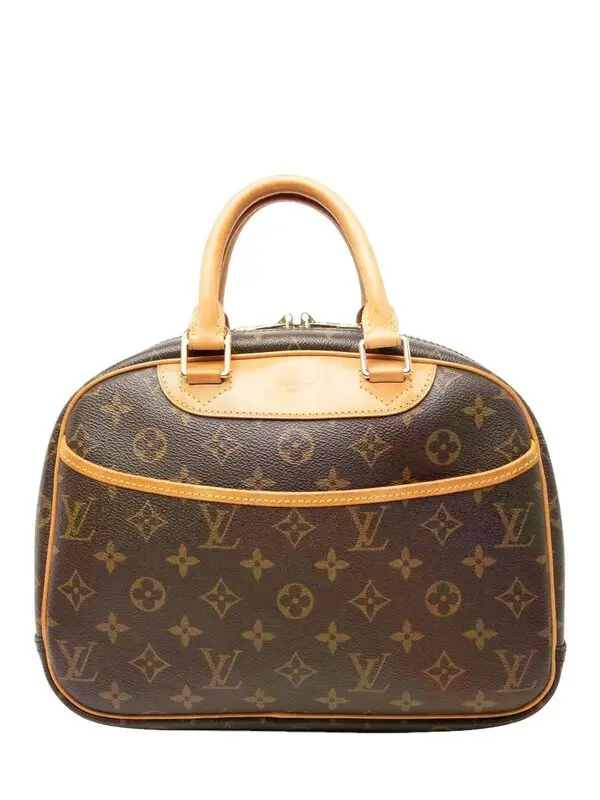 LOUIS VUITTON 2004 Monogram Trouville Handbag - Brown