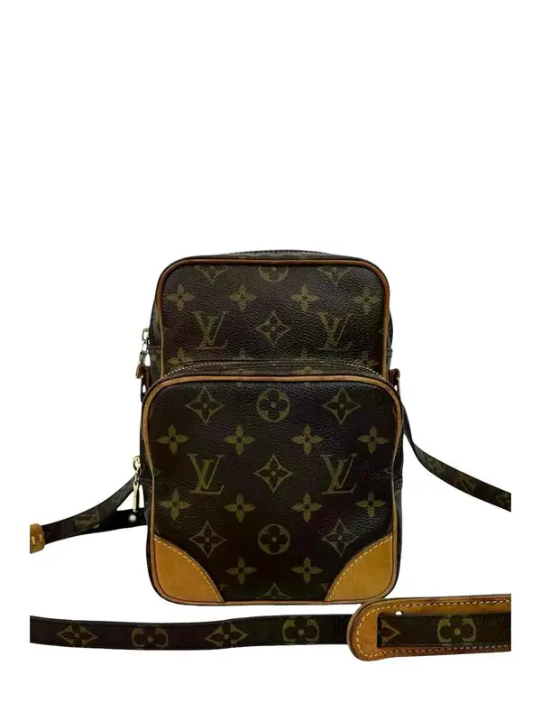LOUIS VUITTON 2001 Monogram Amazone Crossbody Bag - Brown