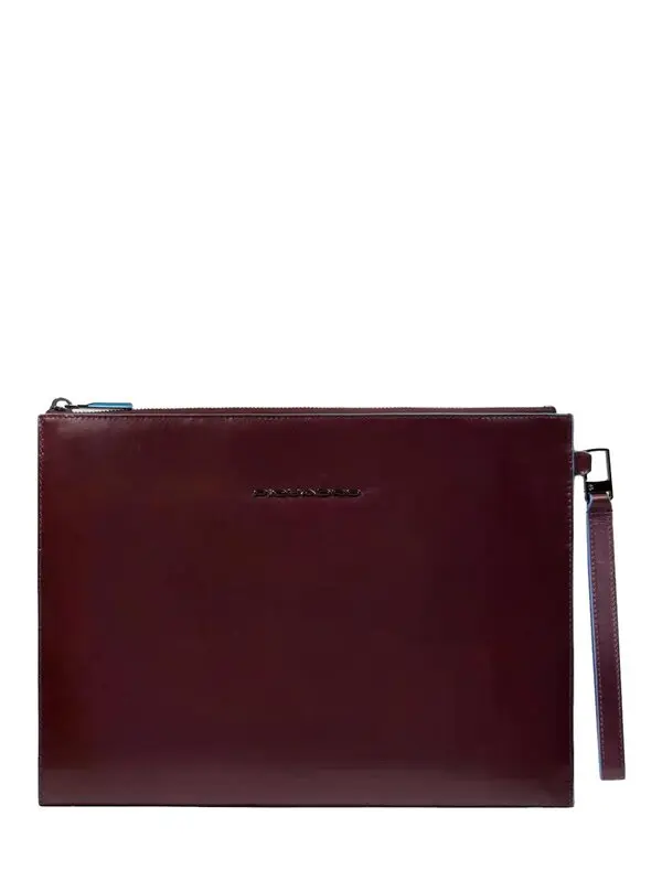 PIQUADRO Zipped Clutch - Brown