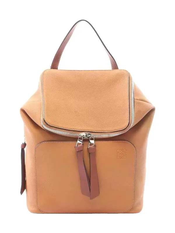Loewe 2010-2026 Leather Goya Backpack - Brown