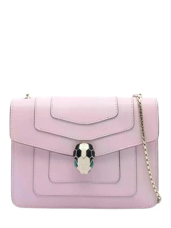 BVLGARI Serpenti Forever Chain Crossbody Bag - Pink