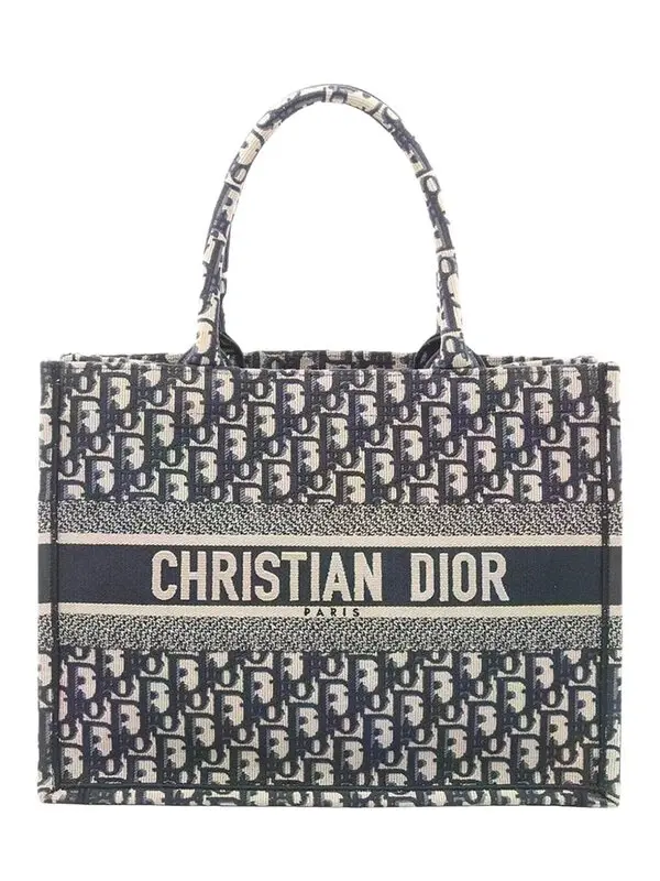 Dior Oblique Book Tote Bag - Blue