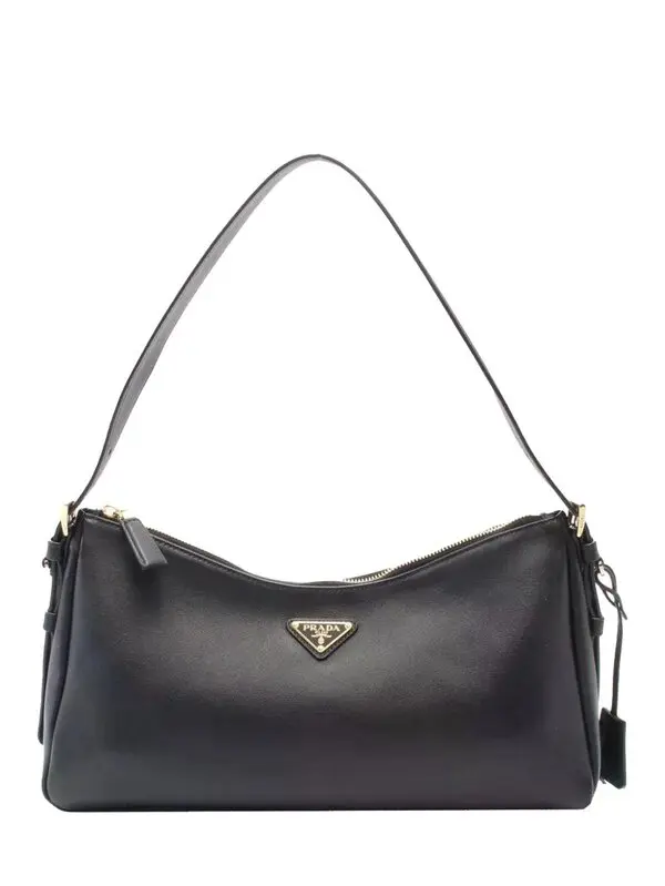 Prada 2013-2026 Leather Shoulder Bag - Black