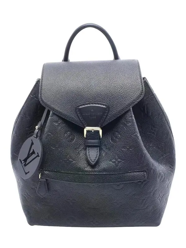 LOUIS VUITTON 2020 Monogram Empreinte Montsouris Pm Backpack - Black
