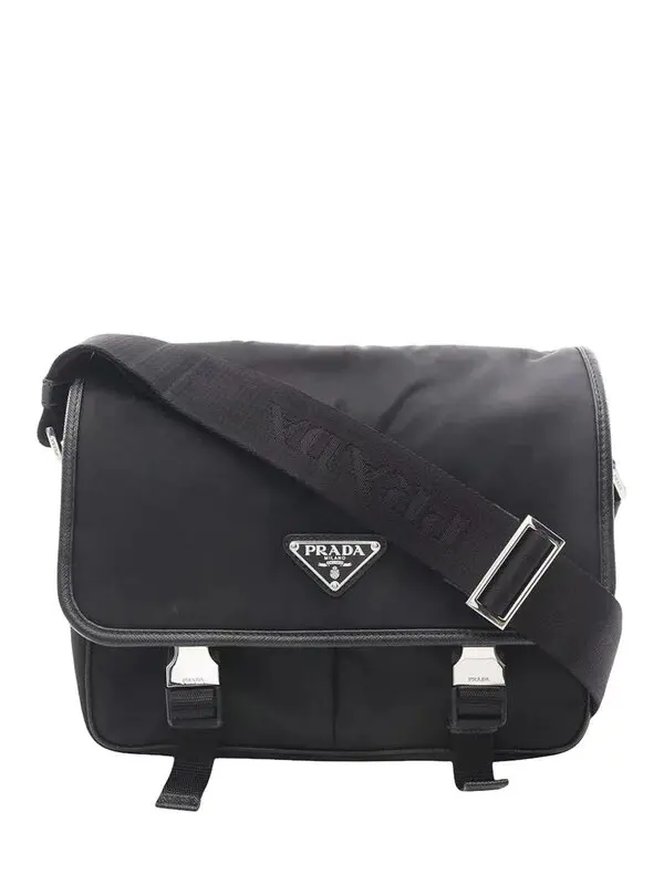 Prada 2013-2026 Tessuto Crossbody Bag - Black