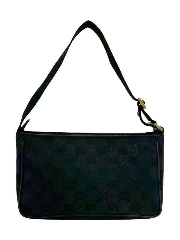 Gucci Gg Canvas Handbag - Black