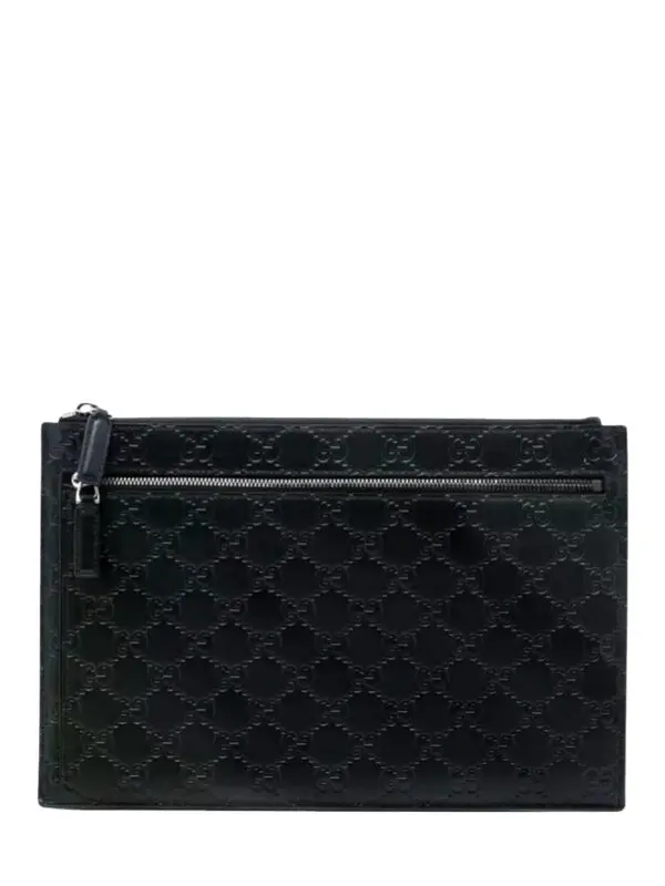 Gucci Ssima Clutch Bag - Black