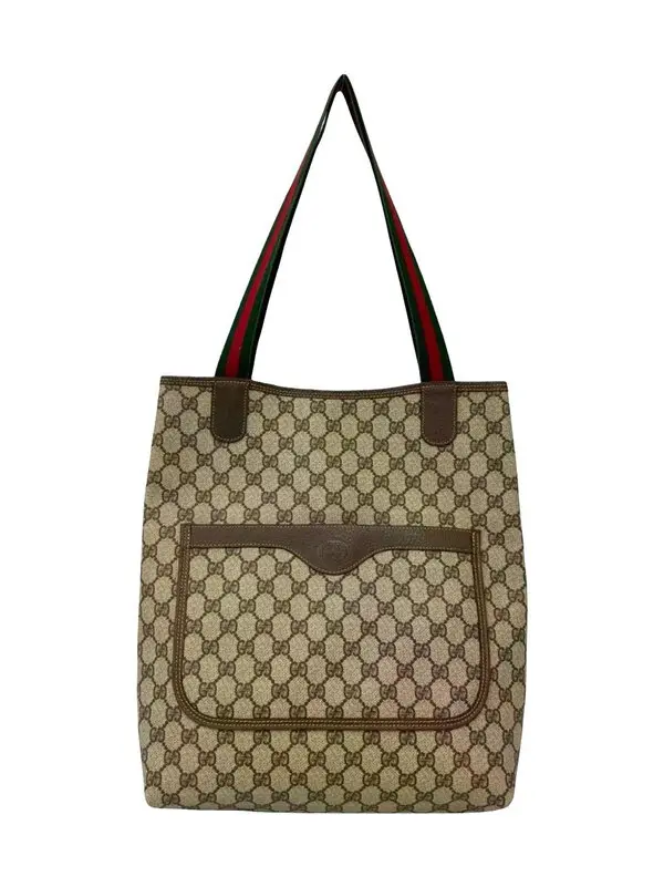 Gucci 20th Century Gg Supreme Web Tote Bag - Neutrals