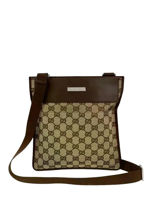 Gucci Gg Canvas Crossbody Bag - Neutrals