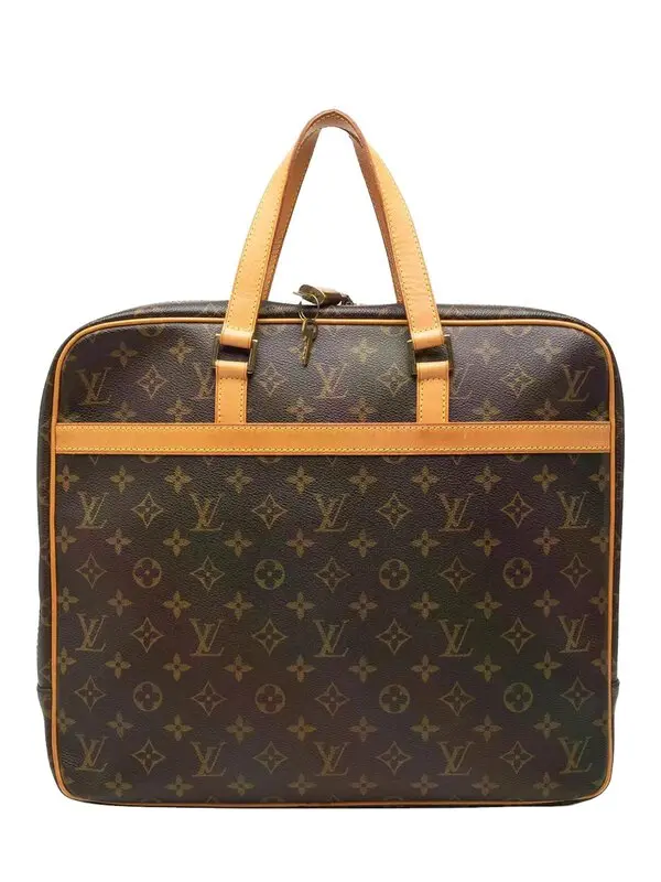 LOUIS VUITTON 2002 Monogram Pegase Porte Documents Business Bag - Brown