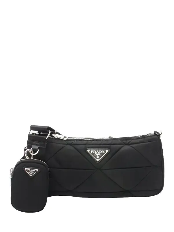Prada 2013-2026 Tessuto Crossbody Bag - Black