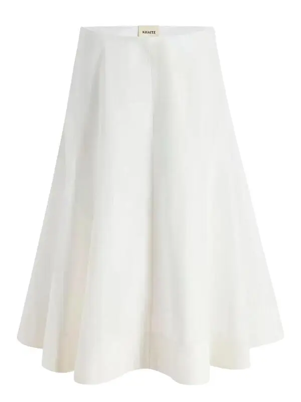 Khaite Artin Skirt - White