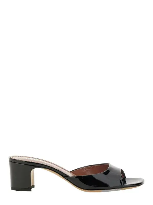 Paris Texas Patent Leather Sandals - Black